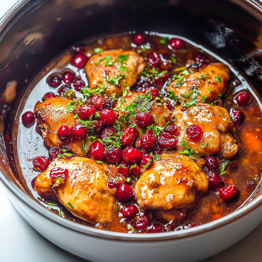 Amazing Crockpot Cranberry Apricot Chicken Delightfully Easy