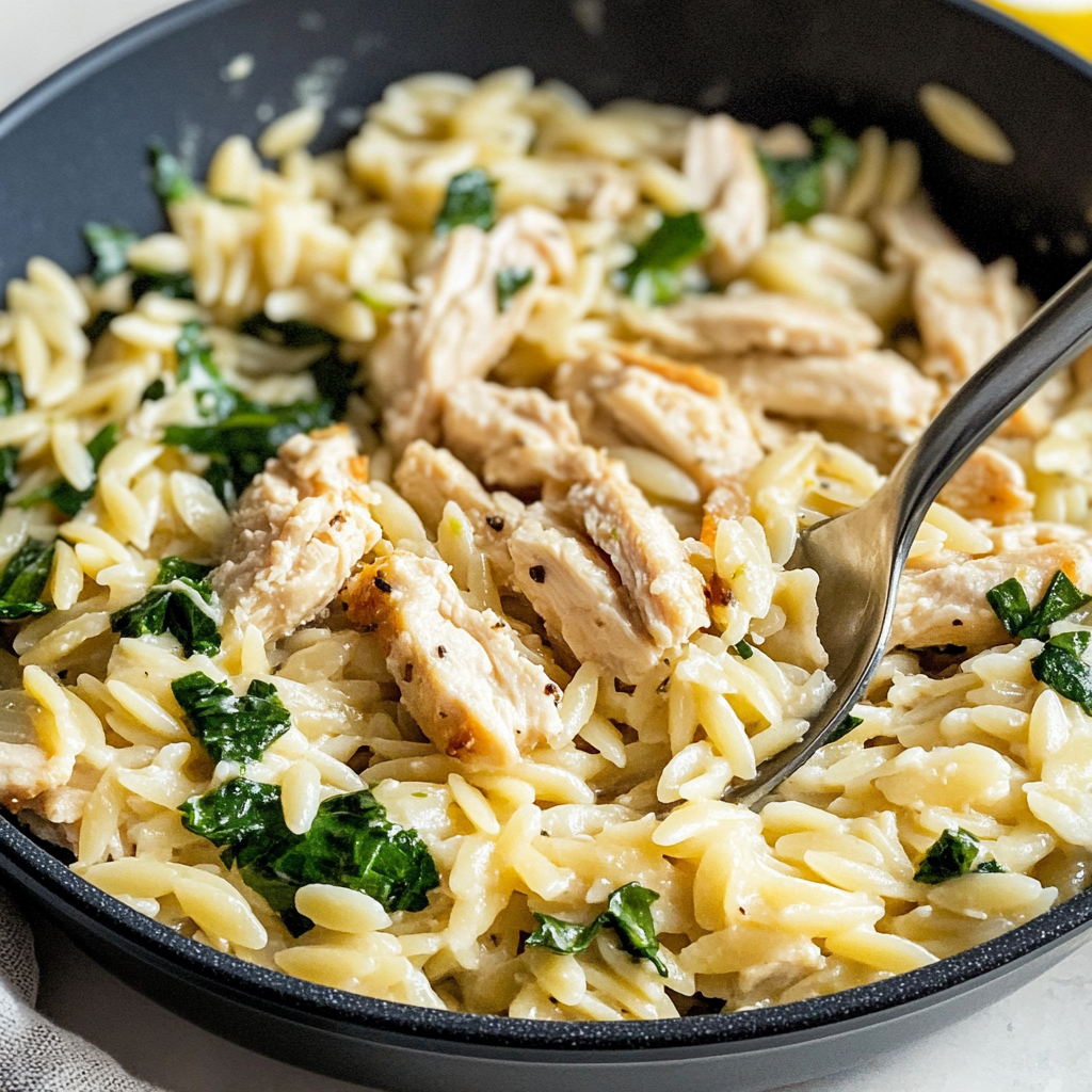 Amazing Lemon Chicken Orzo Pasta for Delicious Flavor