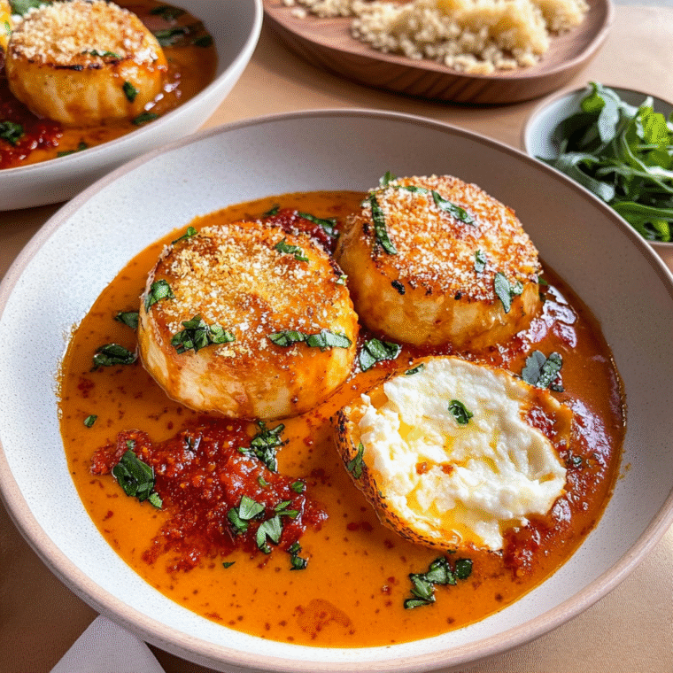 Amazing Fried Burrata with Spicy Sauce for Ultimate Flavor